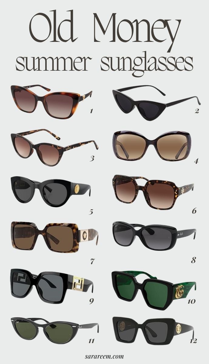 Best Old Money Sunglasses for Women to Wear This Summer
