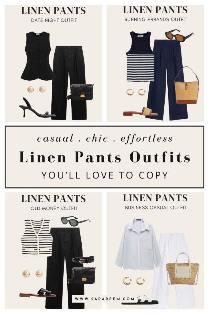 21+ Cute Linen Pants Outfit Ideas You Need to Copy