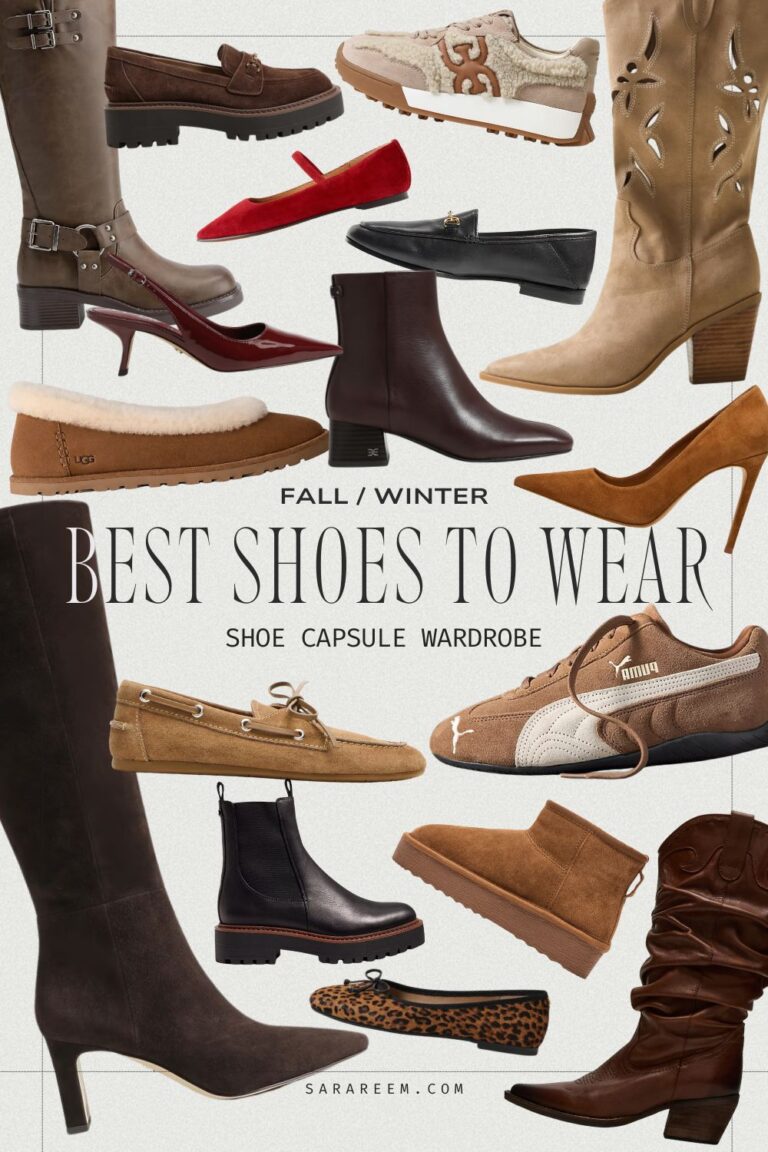 Best Shoes for the Season: Fall/Winter Shoe Capsule Staples 2025