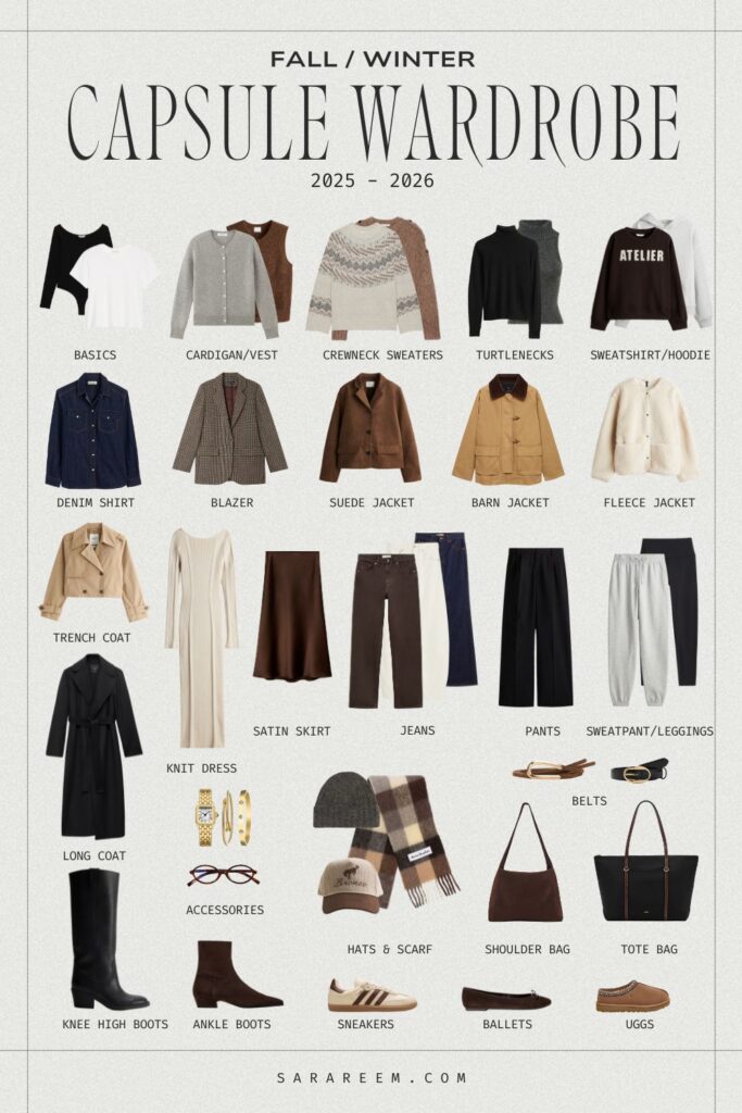 Fall and Winter Capsule Wardrobe 2025/2026: The Key Staples Every ...